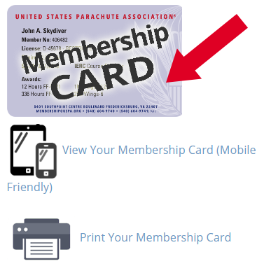 United States Parachute Association > Experienced Skydivers > USPA ...